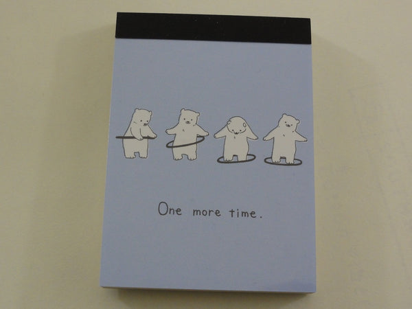 Kawaii Cute Crux Bear One more time Mini Notepad / Memo Pad – Alwayz Kawaii