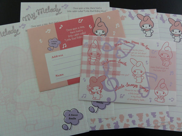 Cute Kawaii My Melody Letter Sets - Penpal Stationery Writing Paper En ...