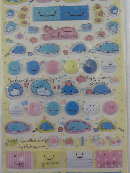 Cute Kawaii San-X Jinbesan Whale Sticker Sheet - D - for Planner Journ ...
