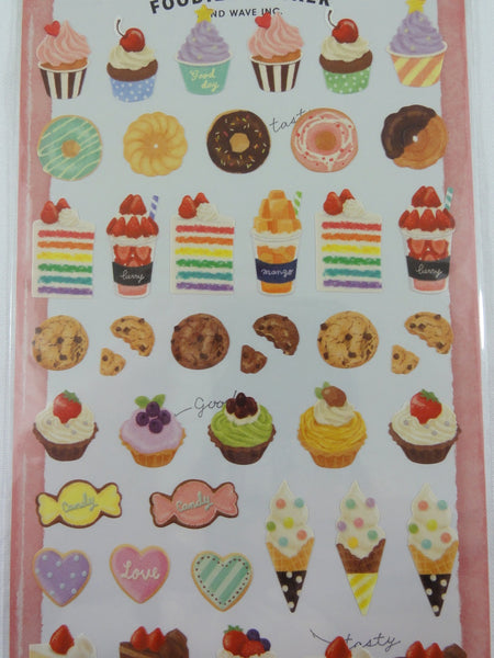 Cute Kawaii Mindwave Foodies Sticker Sheet - E - Cupcakes Pancakes Fru ...