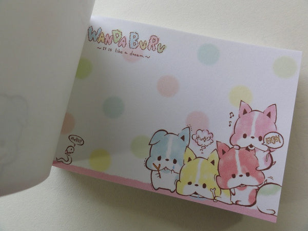Kawaii Cute Crux Wanda Buru Dog Puppies Mini Notepad / Memo Pad ...
