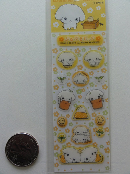 Kawaii Cute San-X Buru Buru Dog Small Sticker Sheet - Yellow – Alwayz ...