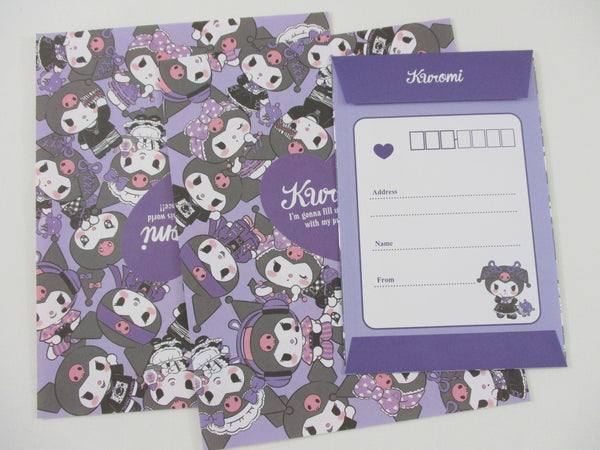 Cute Kawaii Kuromi 2022 Letter Set - Writing Papers Envelope – Alwayz ...